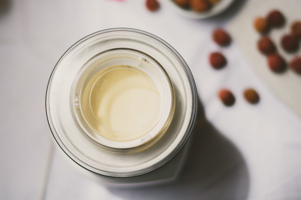 Lychee Peach Ice Cream » Betty L