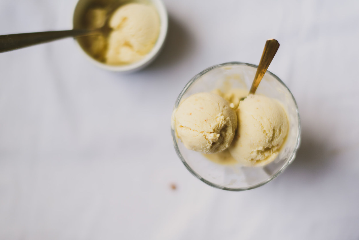Lychee Peach Ice Cream » Betty L